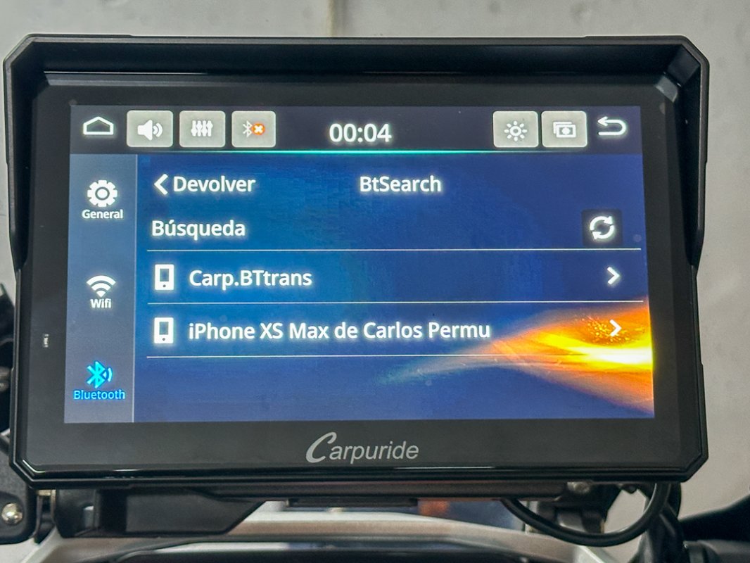 Toma de contacto Navegador Carpuride 702B Pro y 702BS PRO específico para motos BMW